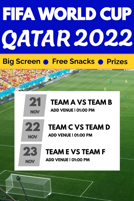 world cup poster Template | PosterMyWall