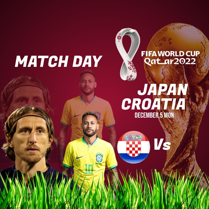 World cup qatar 2022 match day Template | PosterMyWall