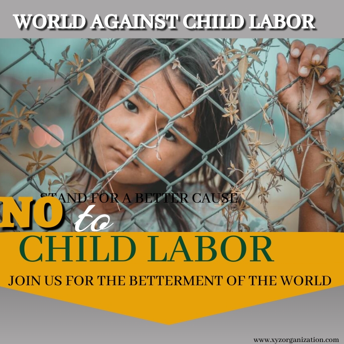 World day against child labor Template | PosterMyWall