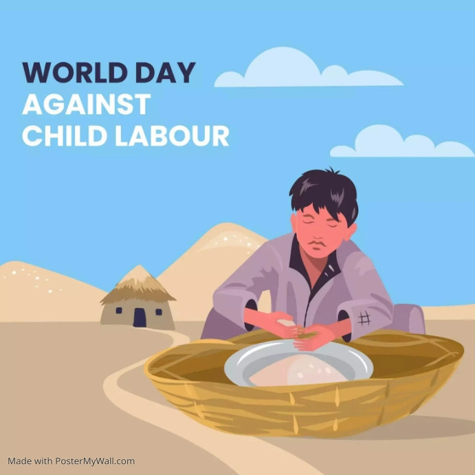 Plantilla de World day against child labour design | PosterMyWall