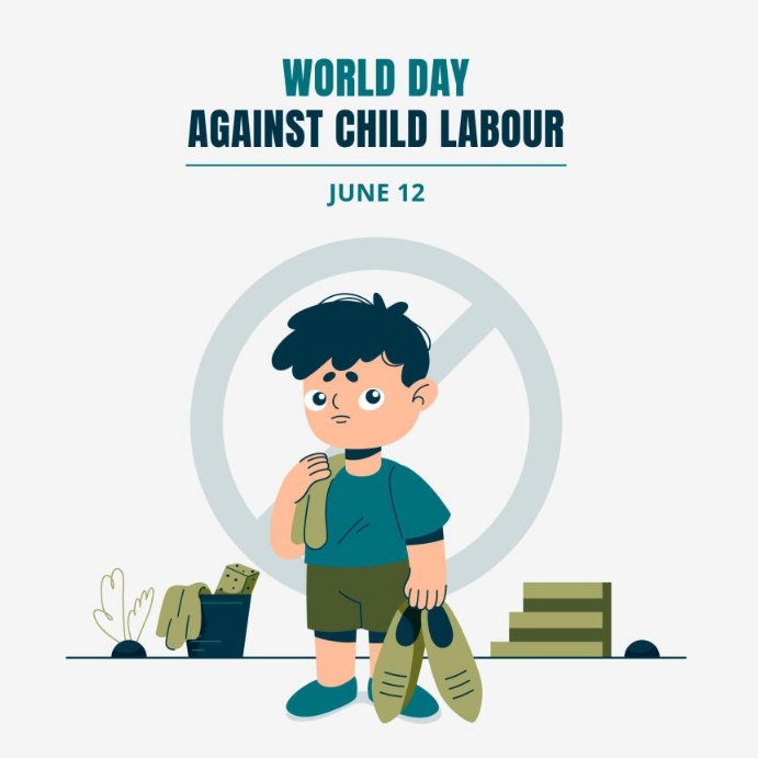 Plantilla de World day against child labour design | PosterMyWall