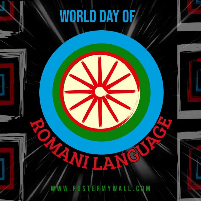 World day of romani language Template | PosterMyWall