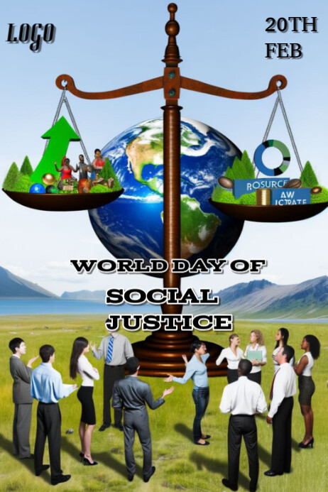 Copy of World Day Of Social Justice Poster | PosterMyWall