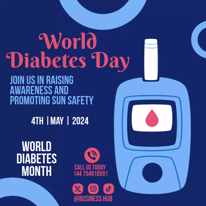 world diabetes day Template | PosterMyWall