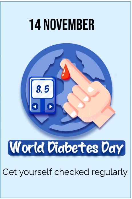 Plantilla de world diabetes day | PosterMyWall