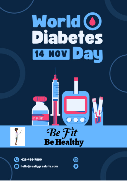 World Diabetes day flyer Templat | PosterMyWall