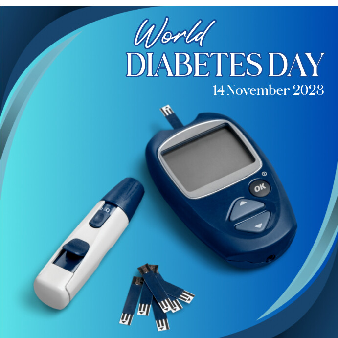 World diabetes day poster Template | PosterMyWall