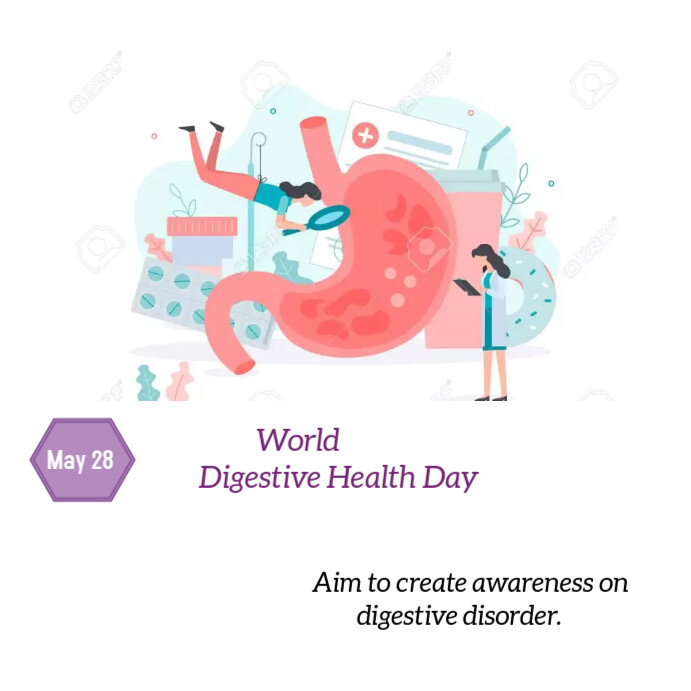 world digestive health day Template | PosterMyWall