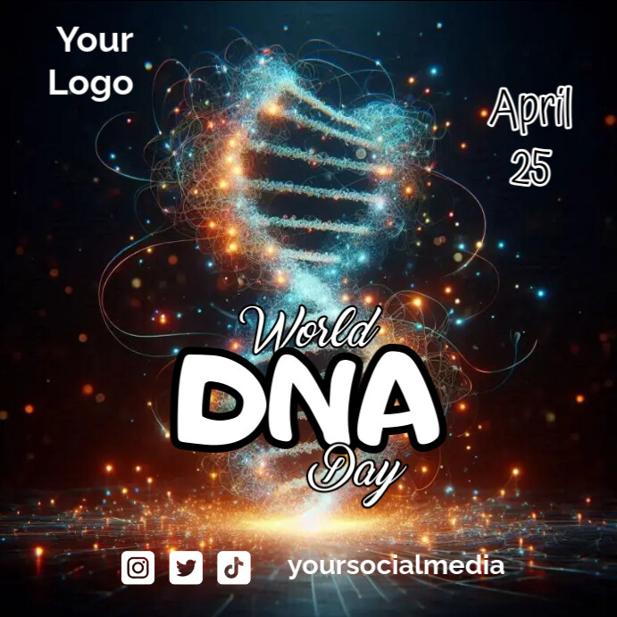 Copy of World DNA Day | PosterMyWall