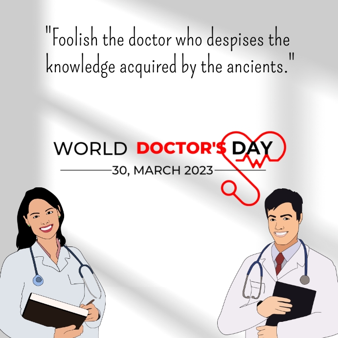 Copy of World doctor's day | PosterMyWall