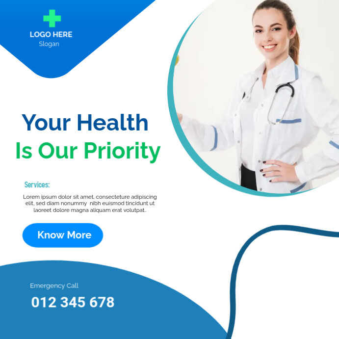 world Doctor Day Instagram post Template | PosterMyWall