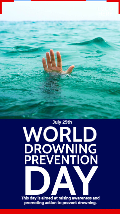 Plantilla de World Drowning Prevention Day Ad | PosterMyWall