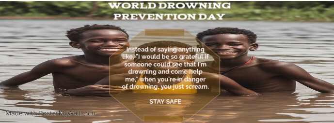 World Drowning Prevention Day Template | PosterMyWall