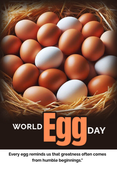 Copy of World egg day | PosterMyWall