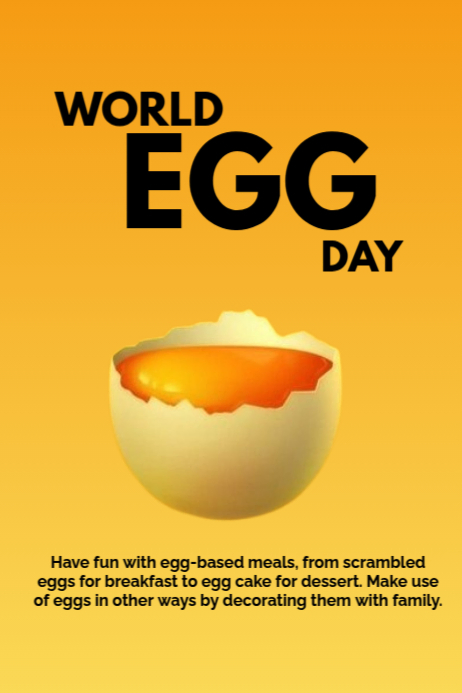 World egg day Template | PosterMyWall