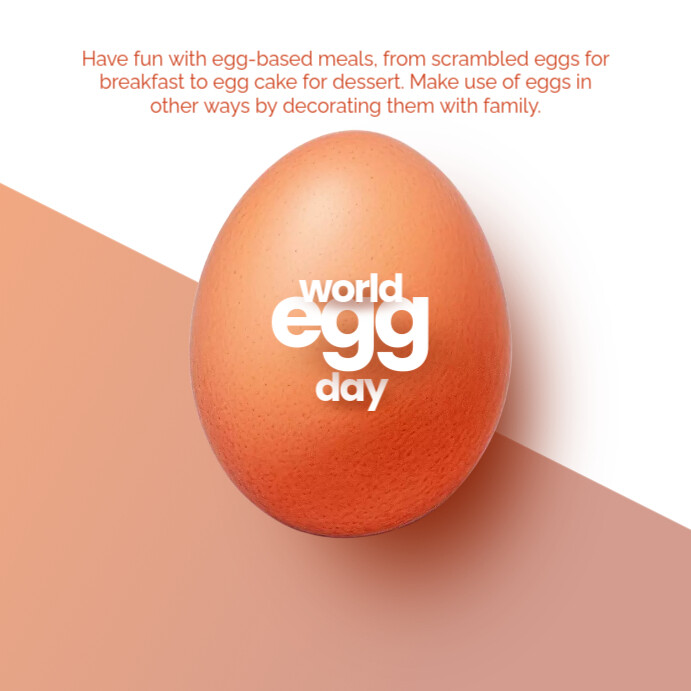 World Egg Day Instagram Post Template | PosterMyWall