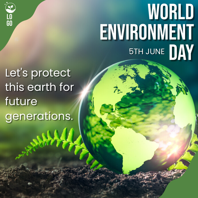 WORLD ENVIRONMENT DAY 5TH JUNE Template | PosterMyWall