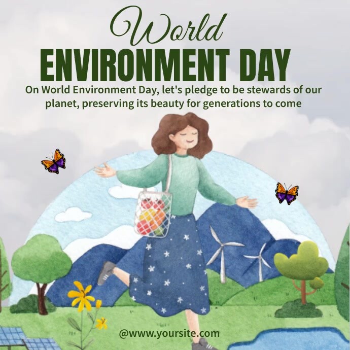 World Environment Day Celebration Templat | PosterMyWall
