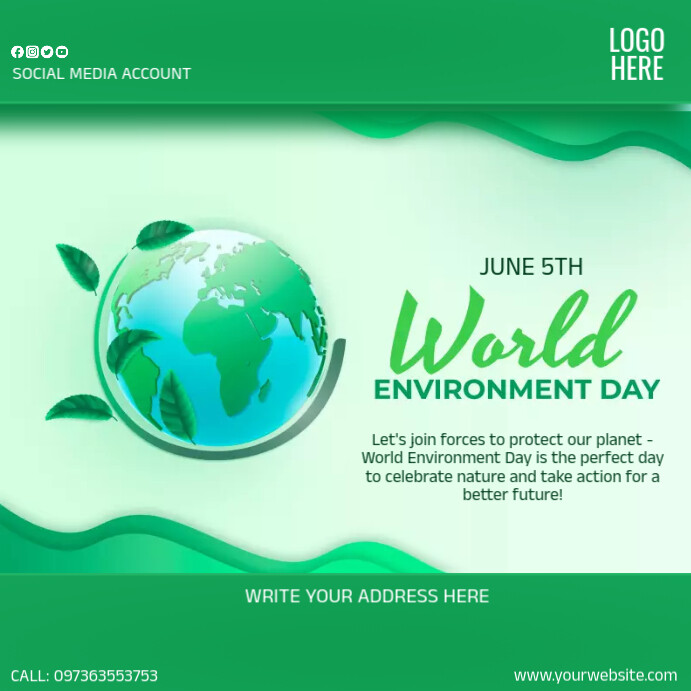 World Environment Day Template | PosterMyWall