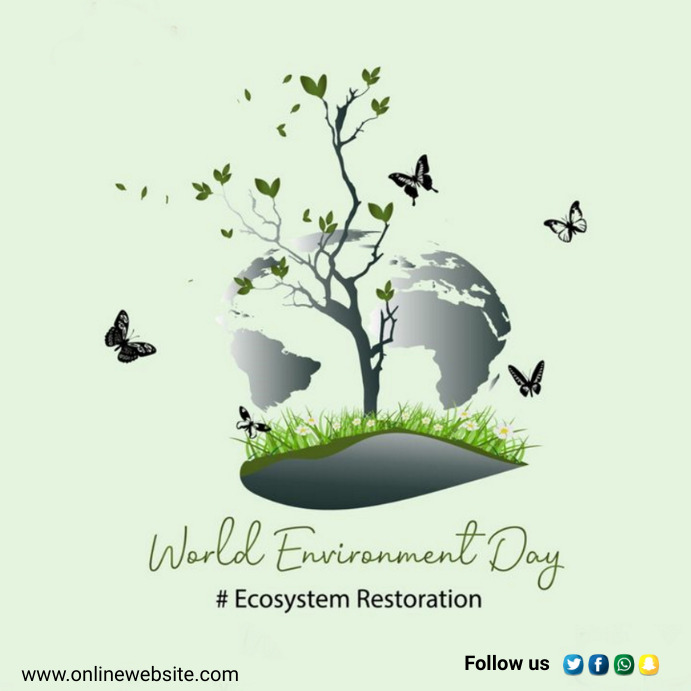 Modèle De La Journée Mondiale de L'environnement | PosterMyWall