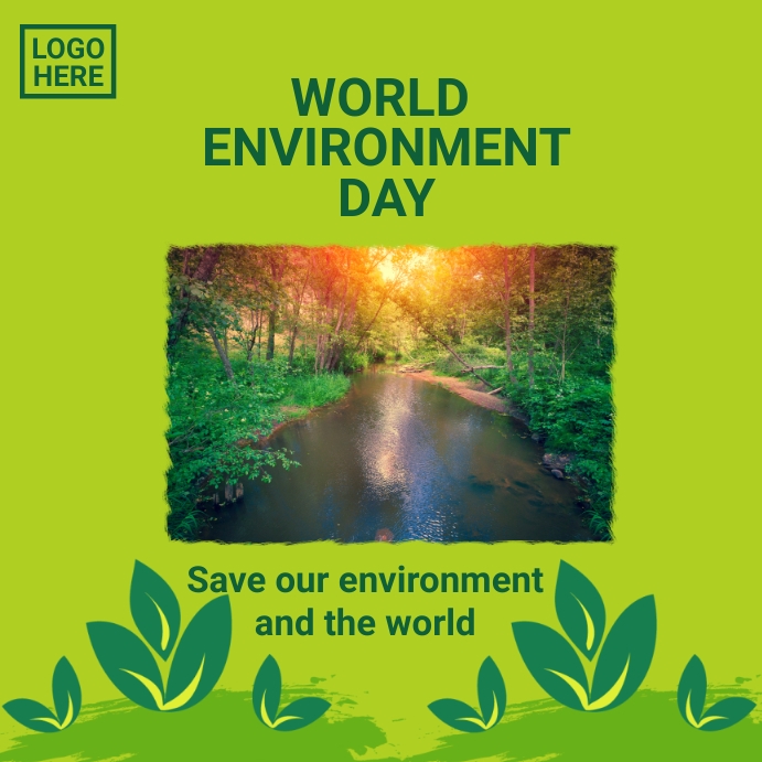 WORLD ENVIRONMENT DAY INSTAGRAM POST Template | PosterMyWall
