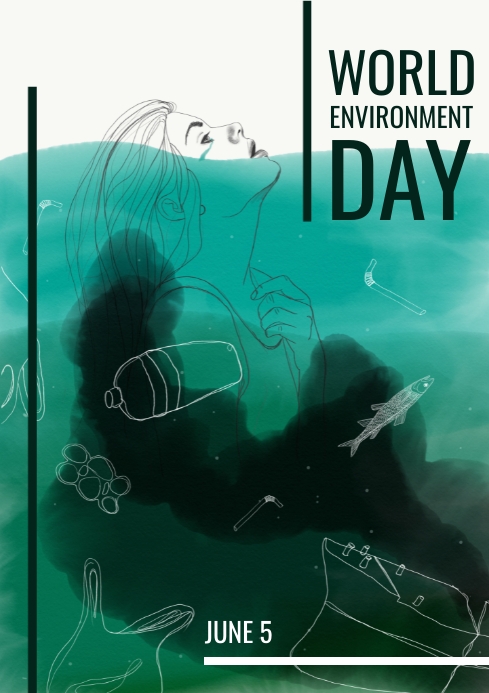 Modèle Affiche de La Journée Mondiale de L'environnement | PosterMyWall