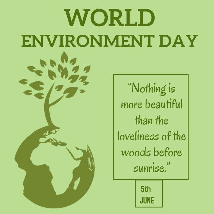 World environment day poster Template | PosterMyWall