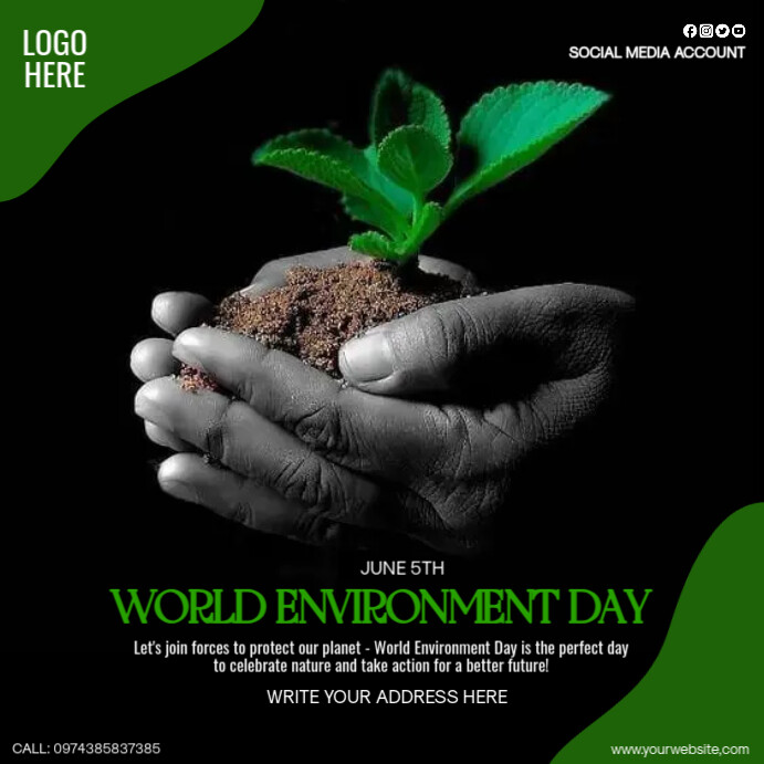 world environment day poster Template | PosterMyWall