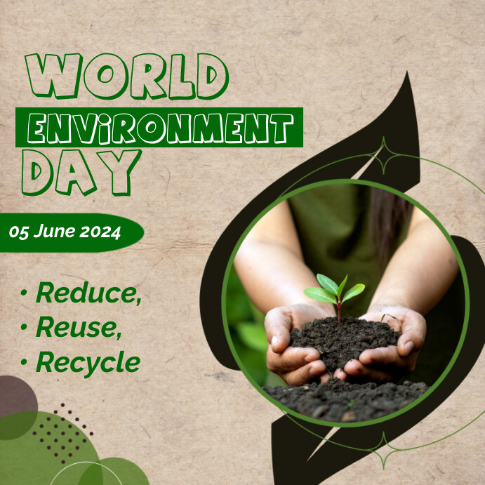 World Environment day template Instagram post | PosterMyWall