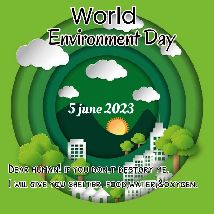 Plantilla de World environment instragram post | PosterMyWall