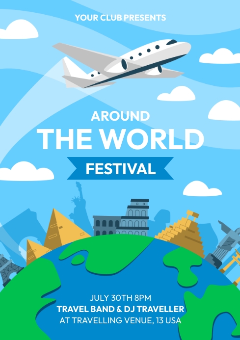 WORLD FESTIVAL Template | PosterMyWall