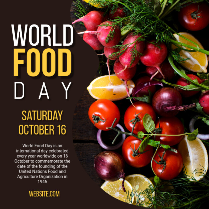 World Food Day Template | PosterMyWall