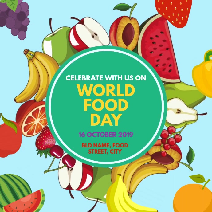Copy Of World Food Day PosterMyWall Copy Of World Food Day PosterMyWall