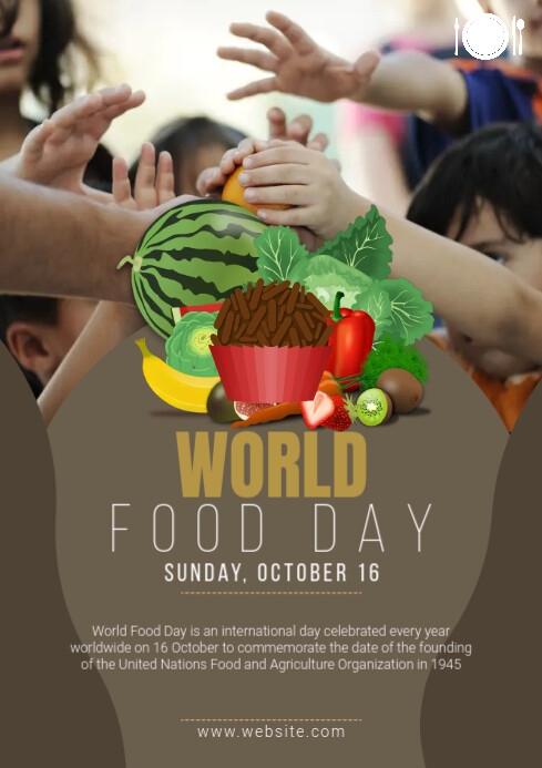 World Food Day Flyer Template | PosterMyWall