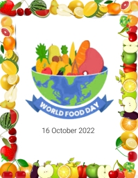 World Food Day Flyer Template. (1) | PosterMyWall
