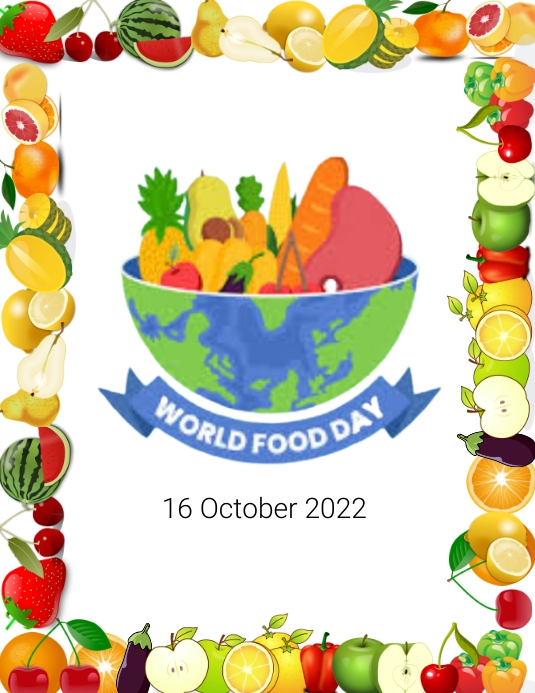 World Food Day Flyer template. (1) | PosterMyWall