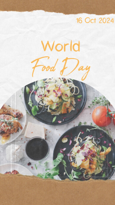 World Food Day template online greeting cards | PosterMyWall