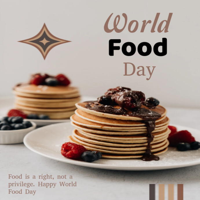 Plantilla de World Food Day template online greeting cards | PosterMyWall
