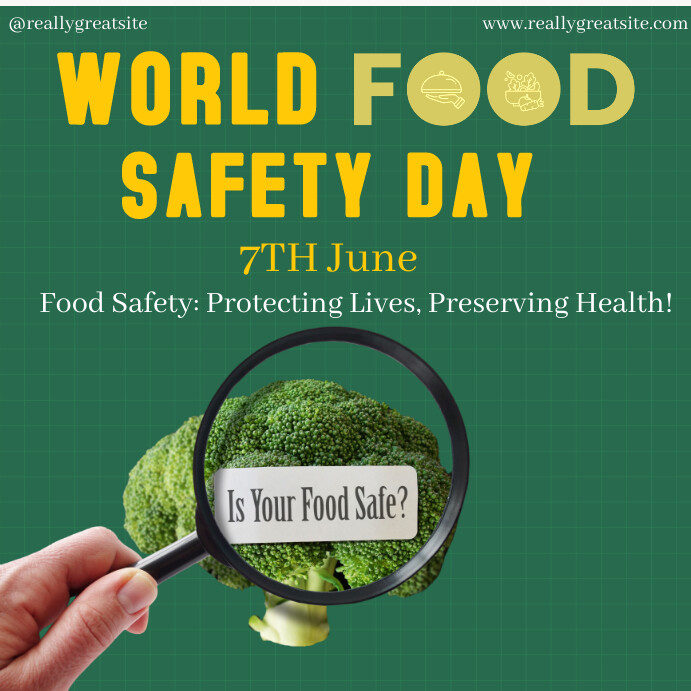 world food safety day Template | PosterMyWall