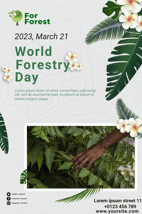 WORLD FOREST DAY TEMPLATE | PosterMyWall