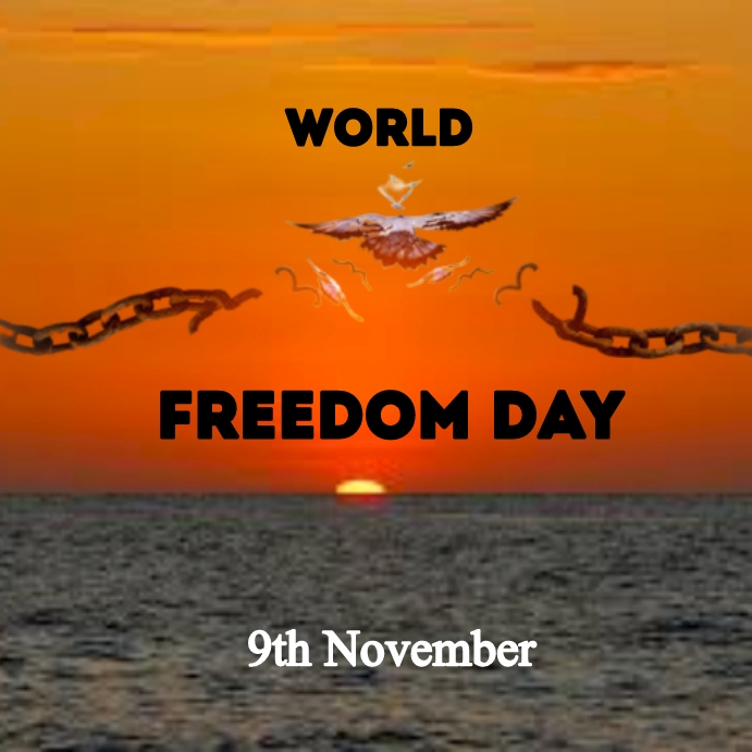 world freedom day instagram post, freedom day Template | PosterMyWall