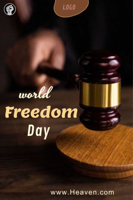 Copy of world freedom day poster | PosterMyWall