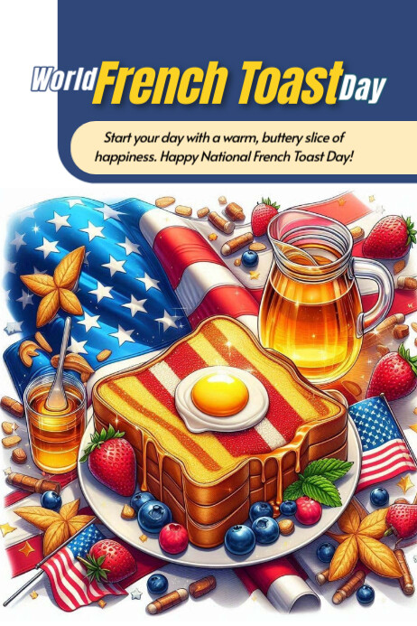 Plantilla de World French toast day | PosterMyWall