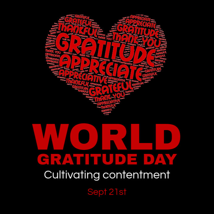 Plantilla de World Gratitude Day | PosterMyWall