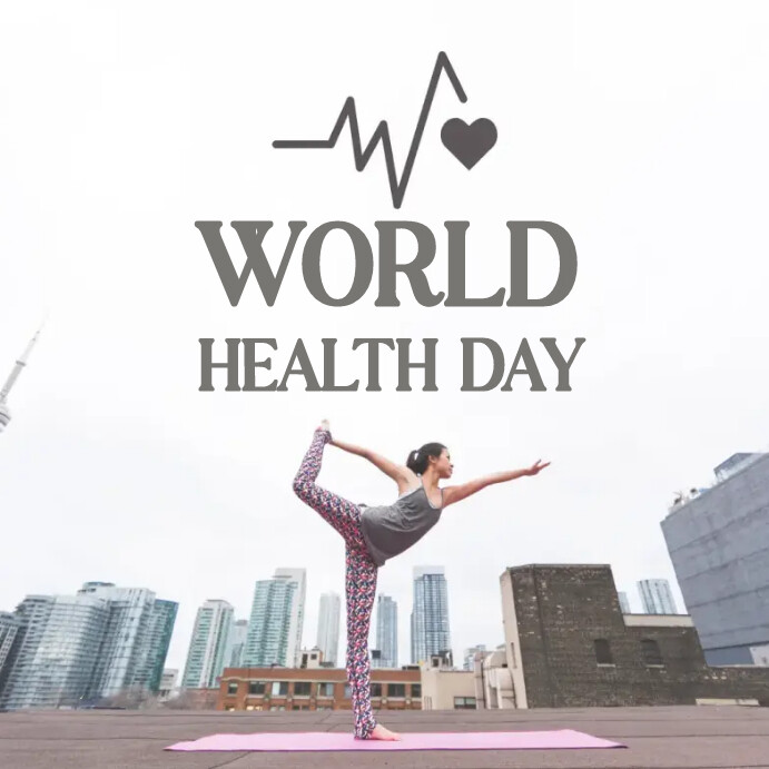 World health day background design template | PosterMyWall