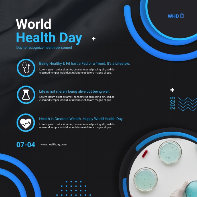 World Health Day Design Template | PosterMyWall