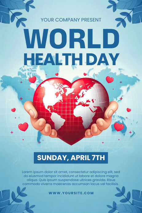 World Health Day Flyer or Poster template | PosterMyWall