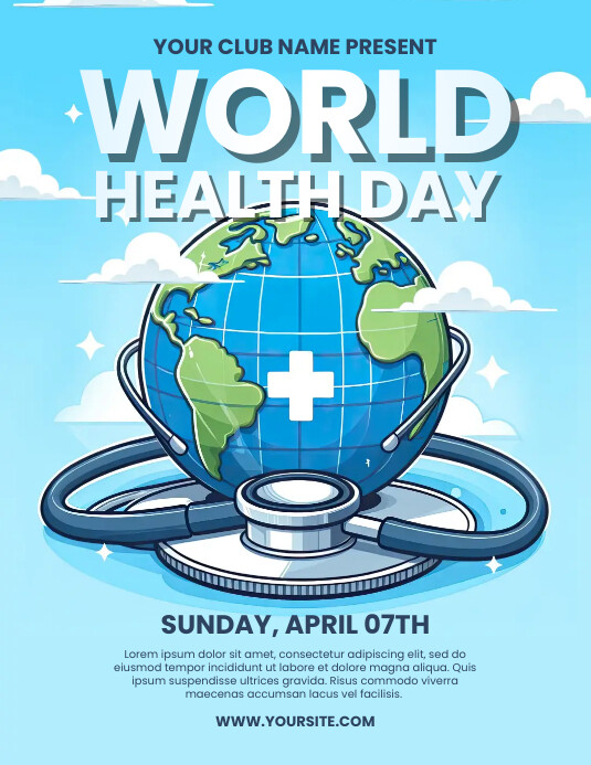 World Health Day Flyer or Poster Template | PosterMyWall