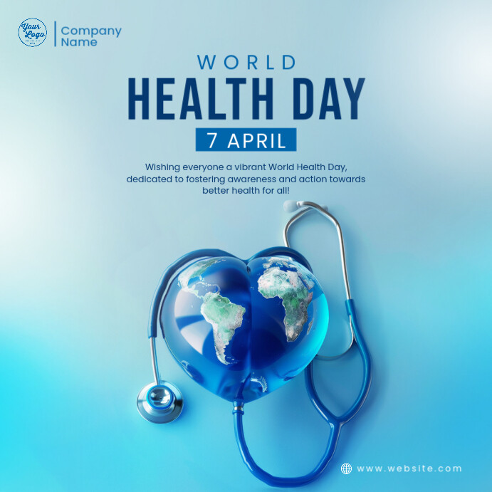 Copy of World Health Day Social Media Post template | PosterMyWall