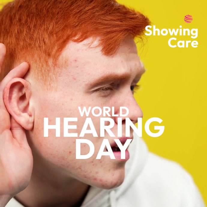 World Hearing Day Instagram Post Template | PosterMyWall